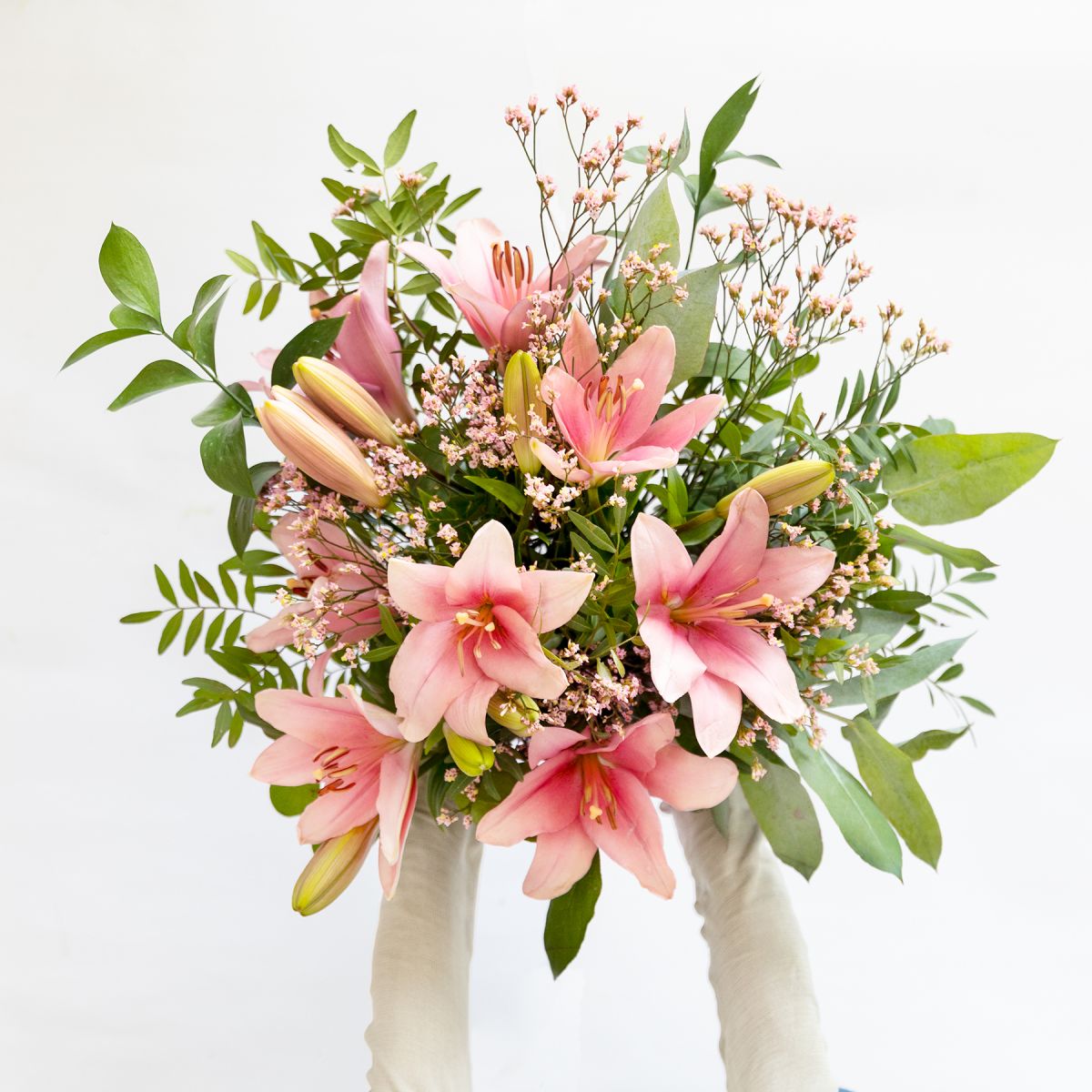 Ramo de flores con Lirios Rosas - Pink Mood | Colvin